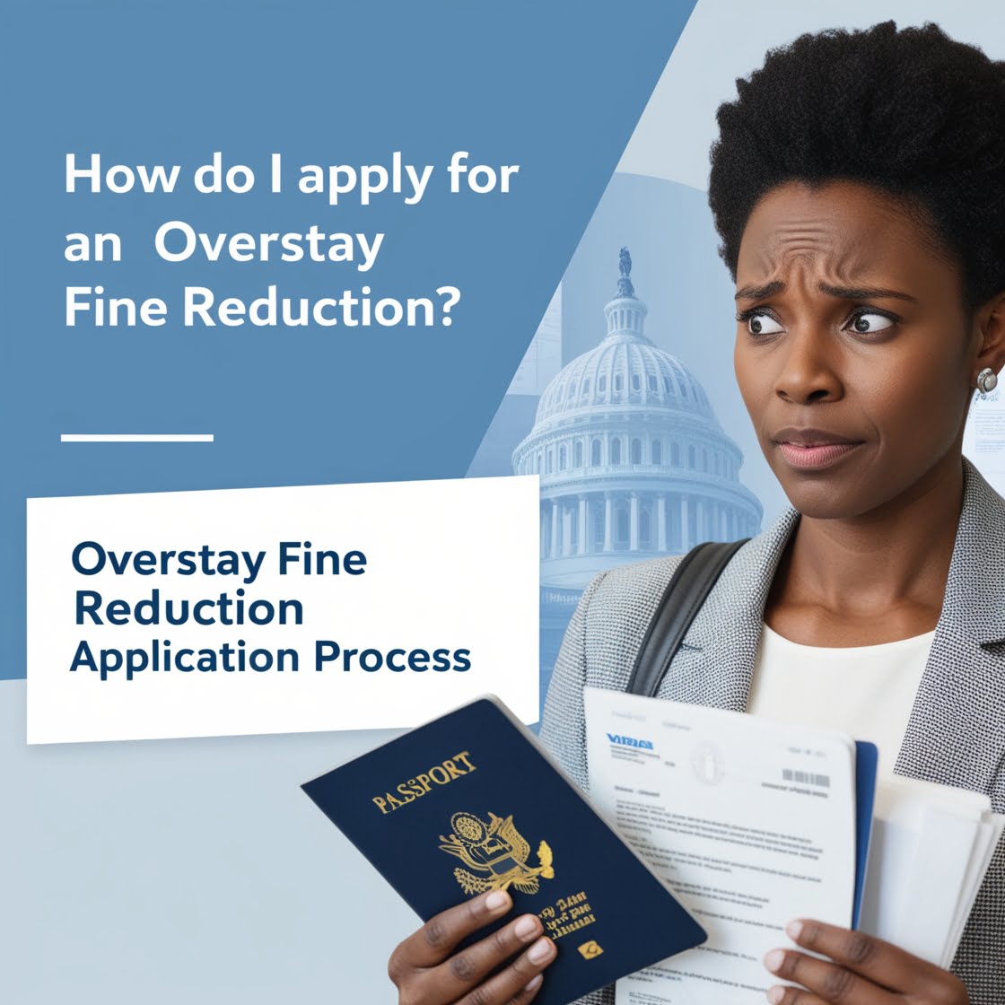 How do I Apply for Overstay fine Reduction? Keys for 2024